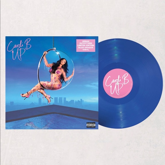 Media | Cardi B Up Limited Edition Blue Vinyl | Poshmark